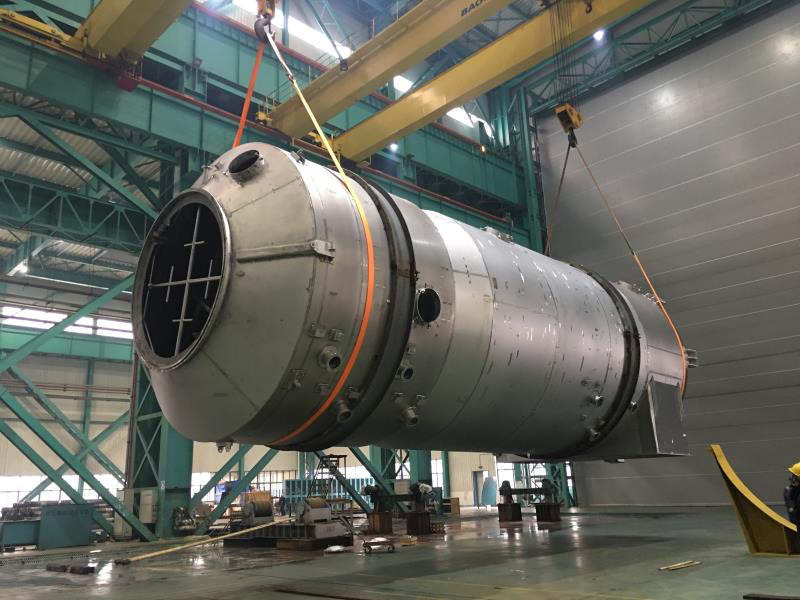 Completion of desulfurization and desalination scrubber for shipping ...